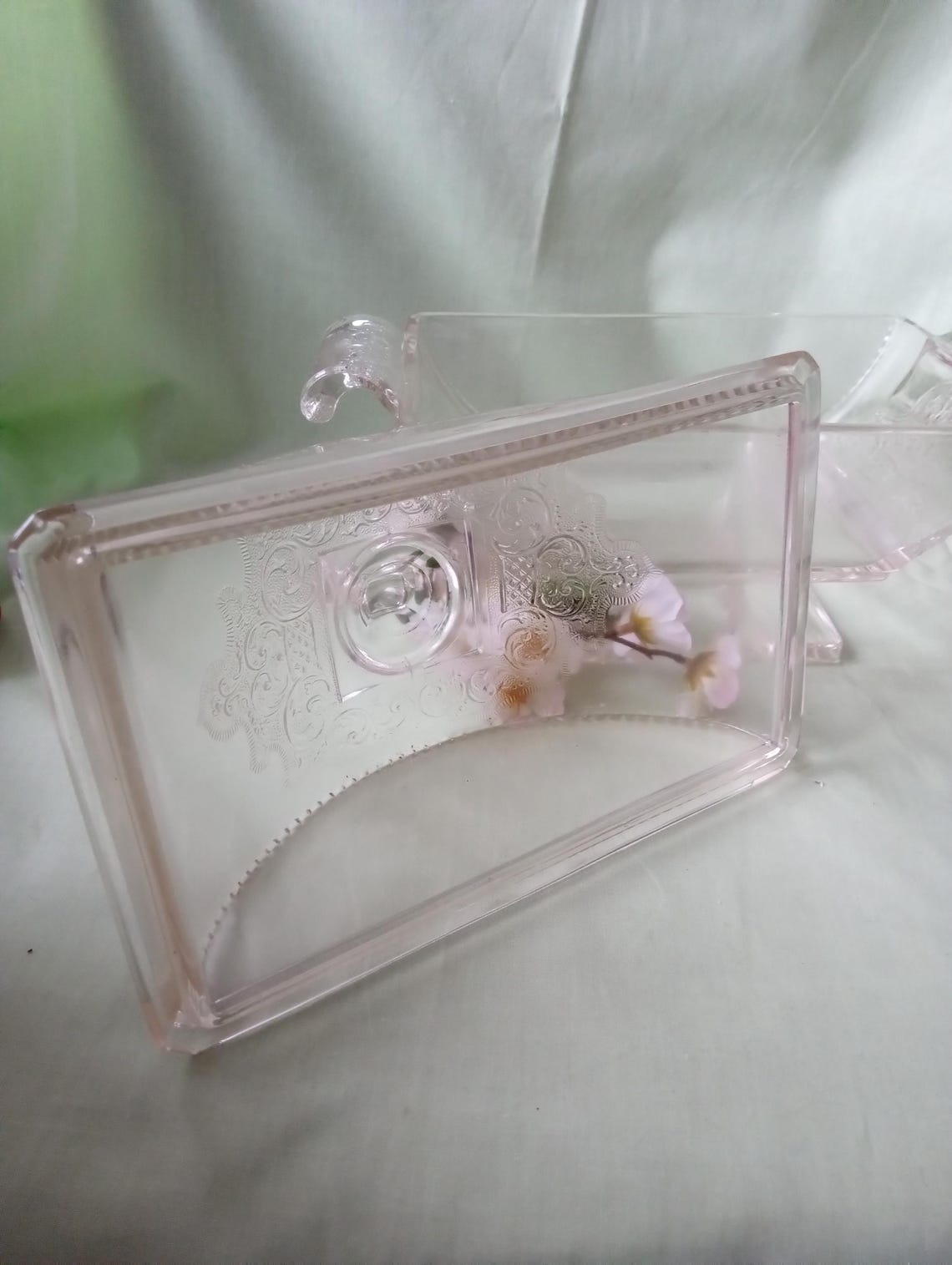 Vintage Collectible Glass Antique EAPG Riverside Jersey Lily Clear ...