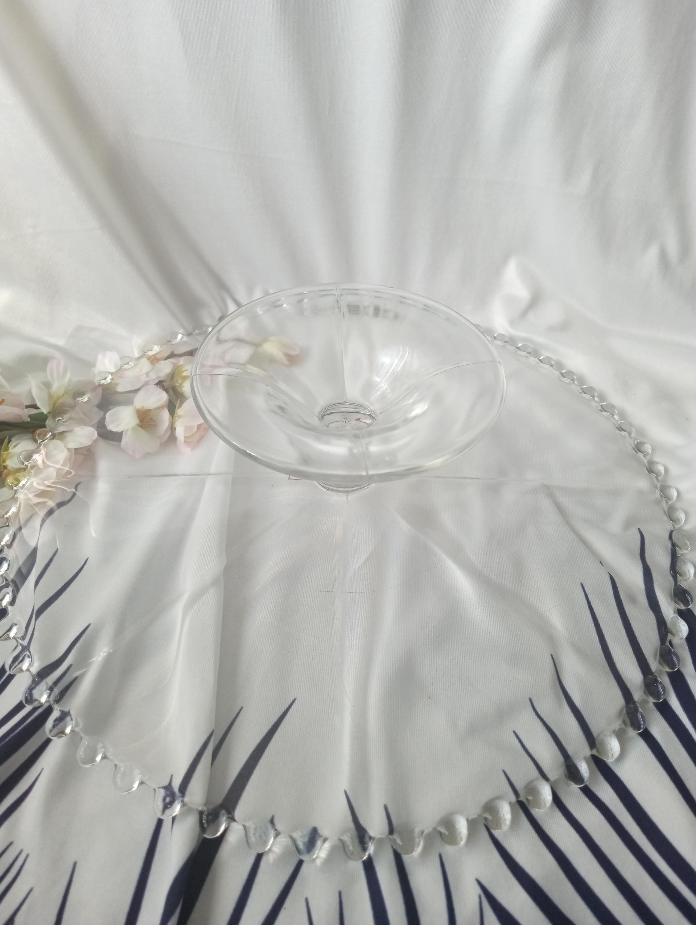 A Beautiful 1940's IMPERIAL GLASS Candlewick Pattern Cake Stand 400/67D ...