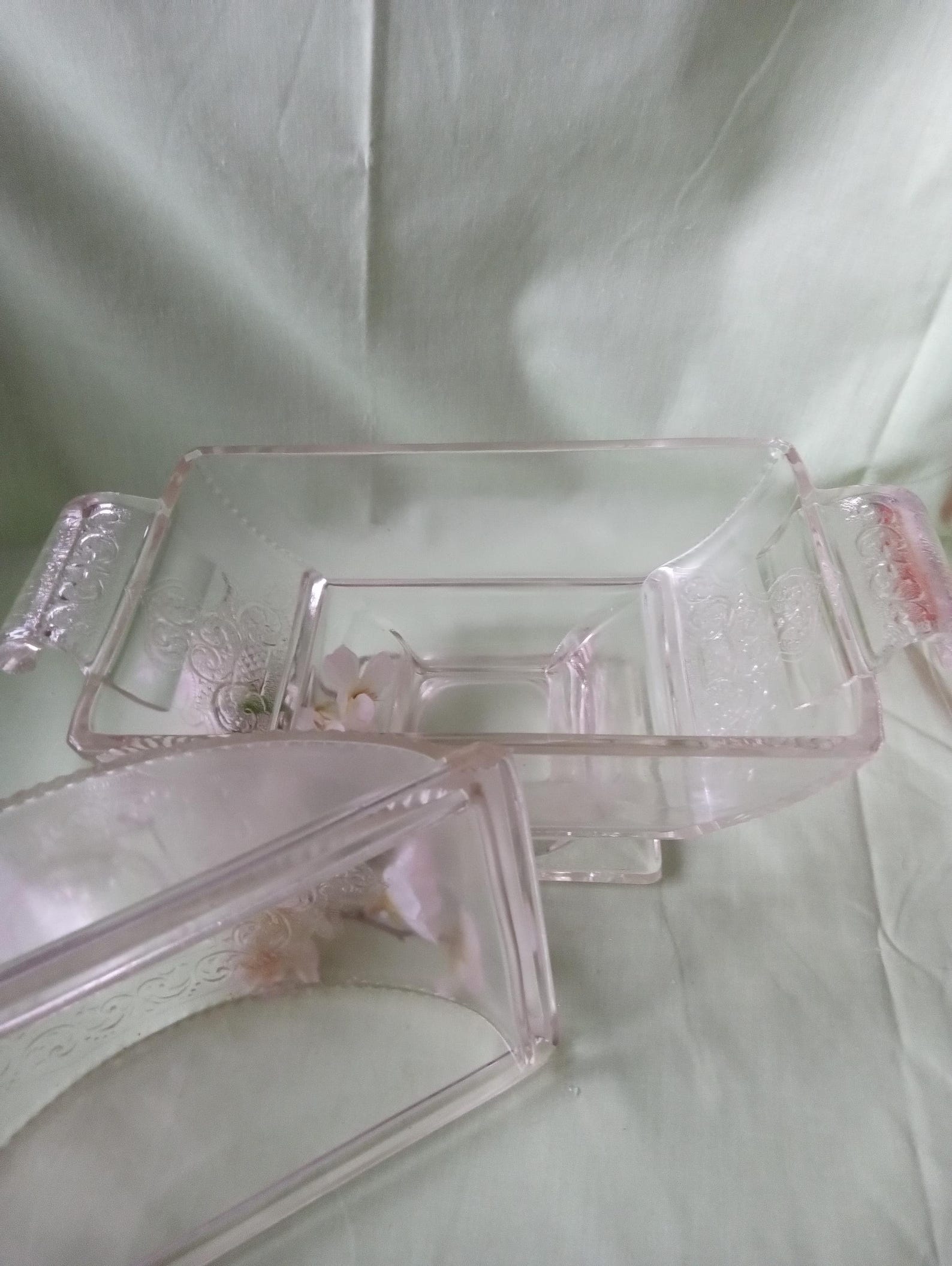 Vintage Collectible Glass Antique EAPG Riverside Jersey Lily Clear ...