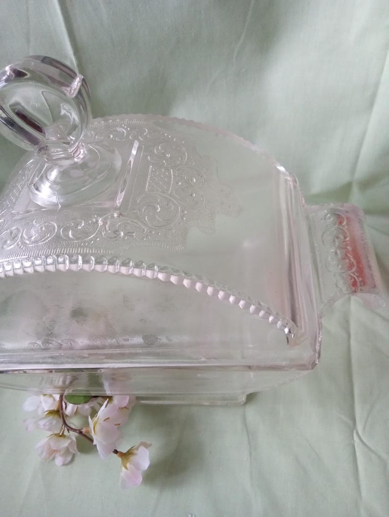 Vintage Collectible Glass Antique EAPG Riverside Jersey Lily Clear ...