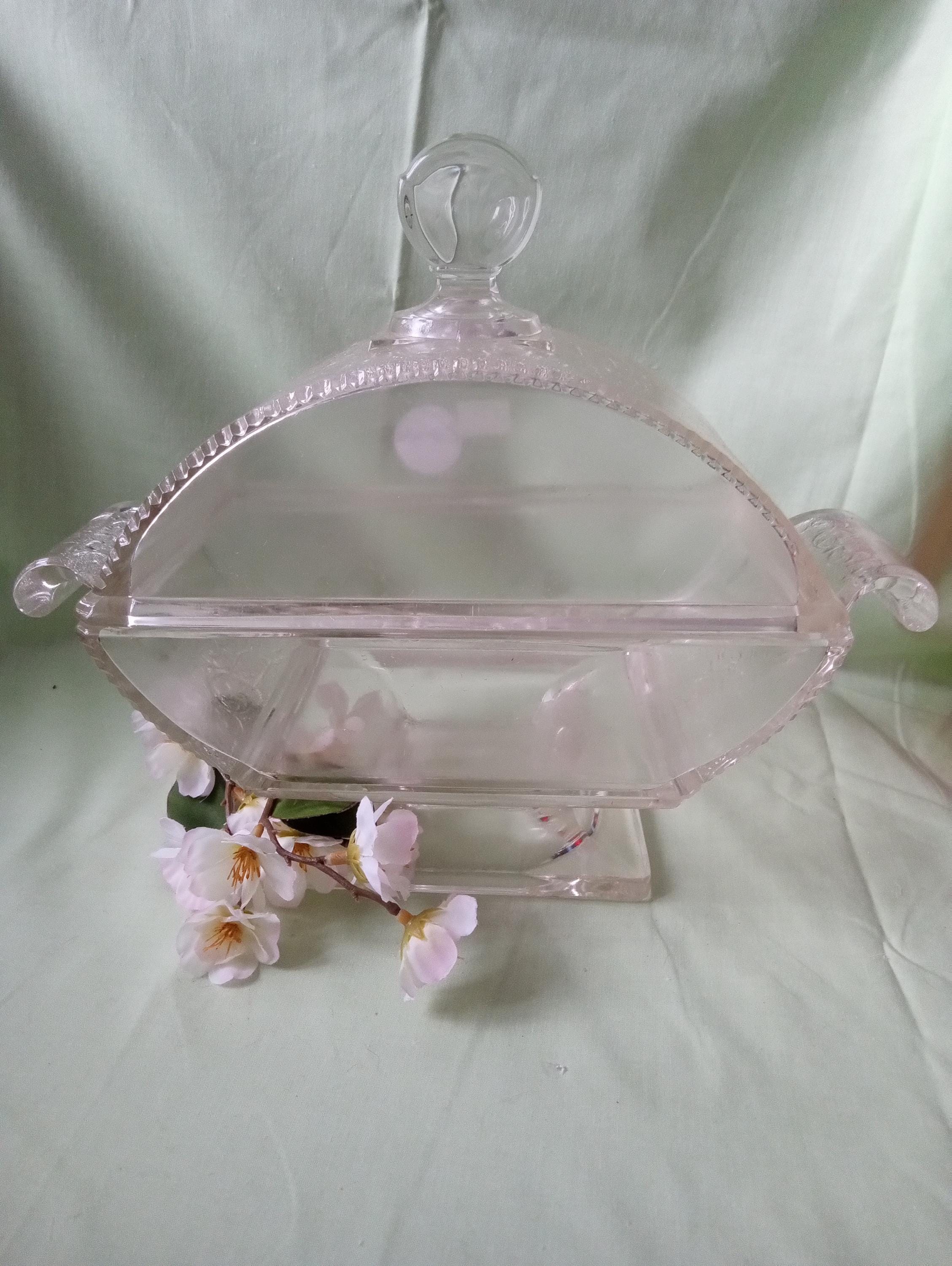 Vintage Collectible Glass Antique EAPG Riverside Jersey Lily Clear ...