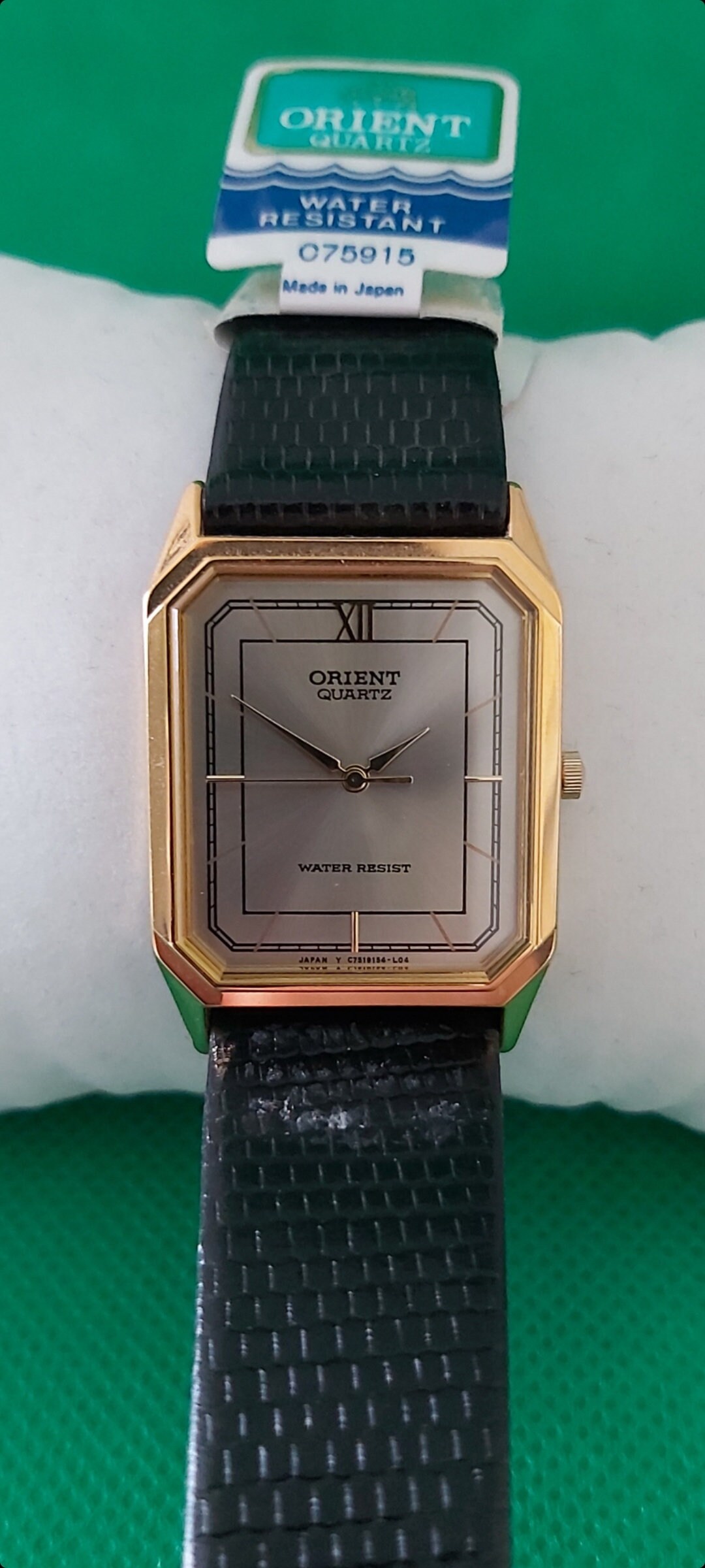 Vintage Orient Tank From Late 1980s Never Worn Grey Dial - Etsy