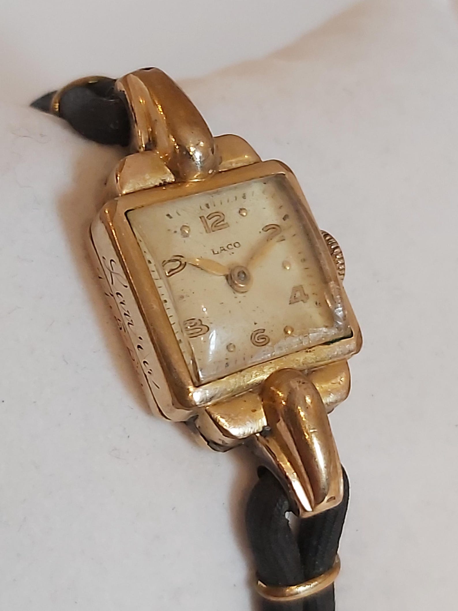 Vintage Laco - Gold Plated - Art Deco - 1950s - Waltz Gold - Etsy