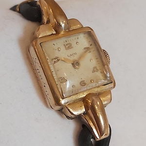 Vintage Laco - Gold Plated - Art Deco - 1950s - Waltz Gold - Etsy