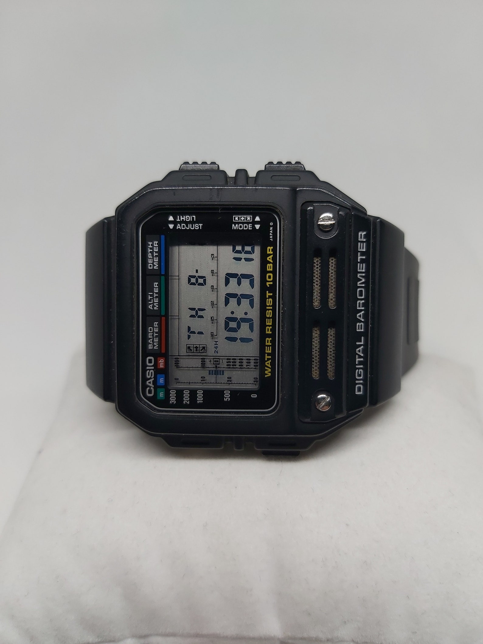 Rare Vintage Casio BM-100WJ Digital Barometer Watch A Collectors ...