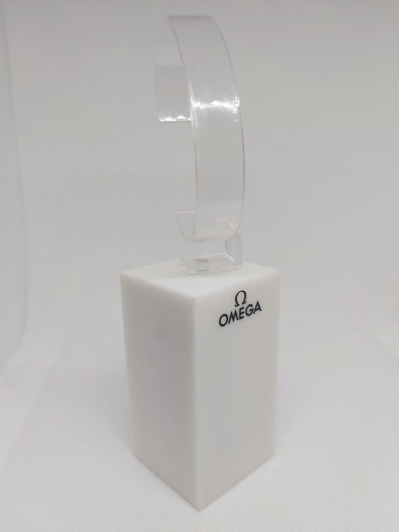 Vintage Omega Watch Stand - 1970s Original - White - … - Gem