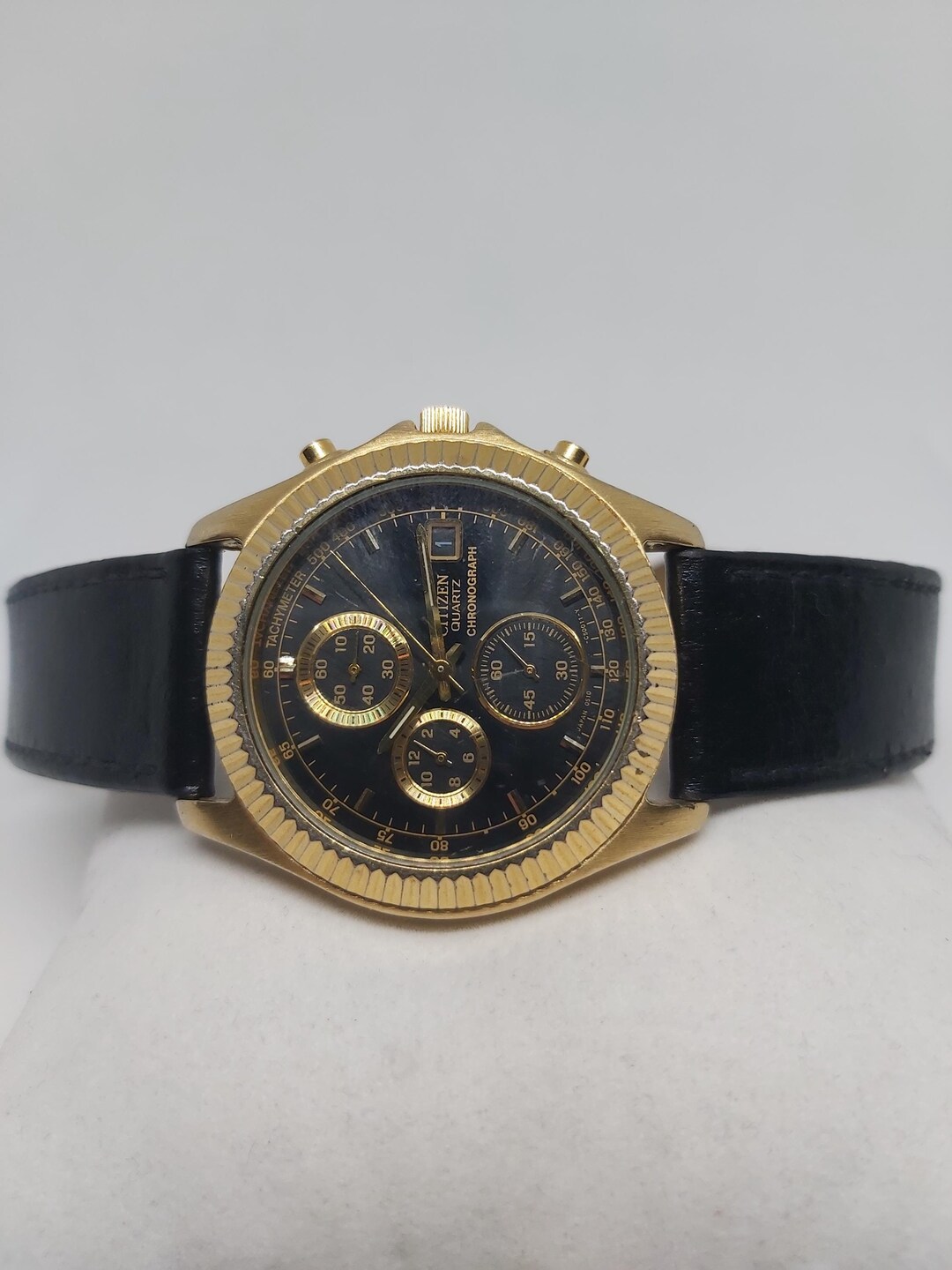Vintage Citizen Quartz Chronograph Ref 0510 C50057 Rare Collectible