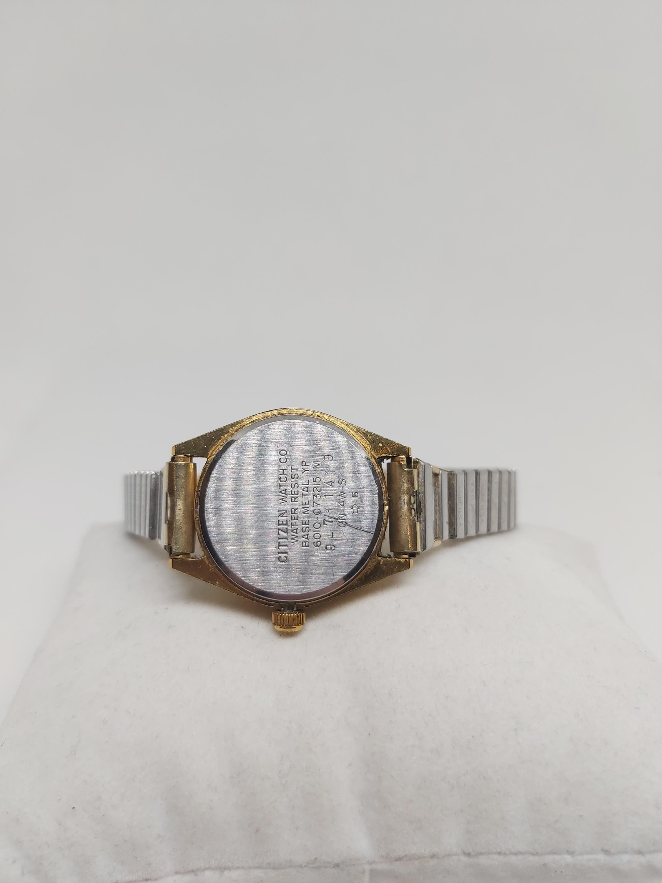 Vintage Citizen CQ Quartz Ladies' Watch: Gold-tone Champagne Dial ...