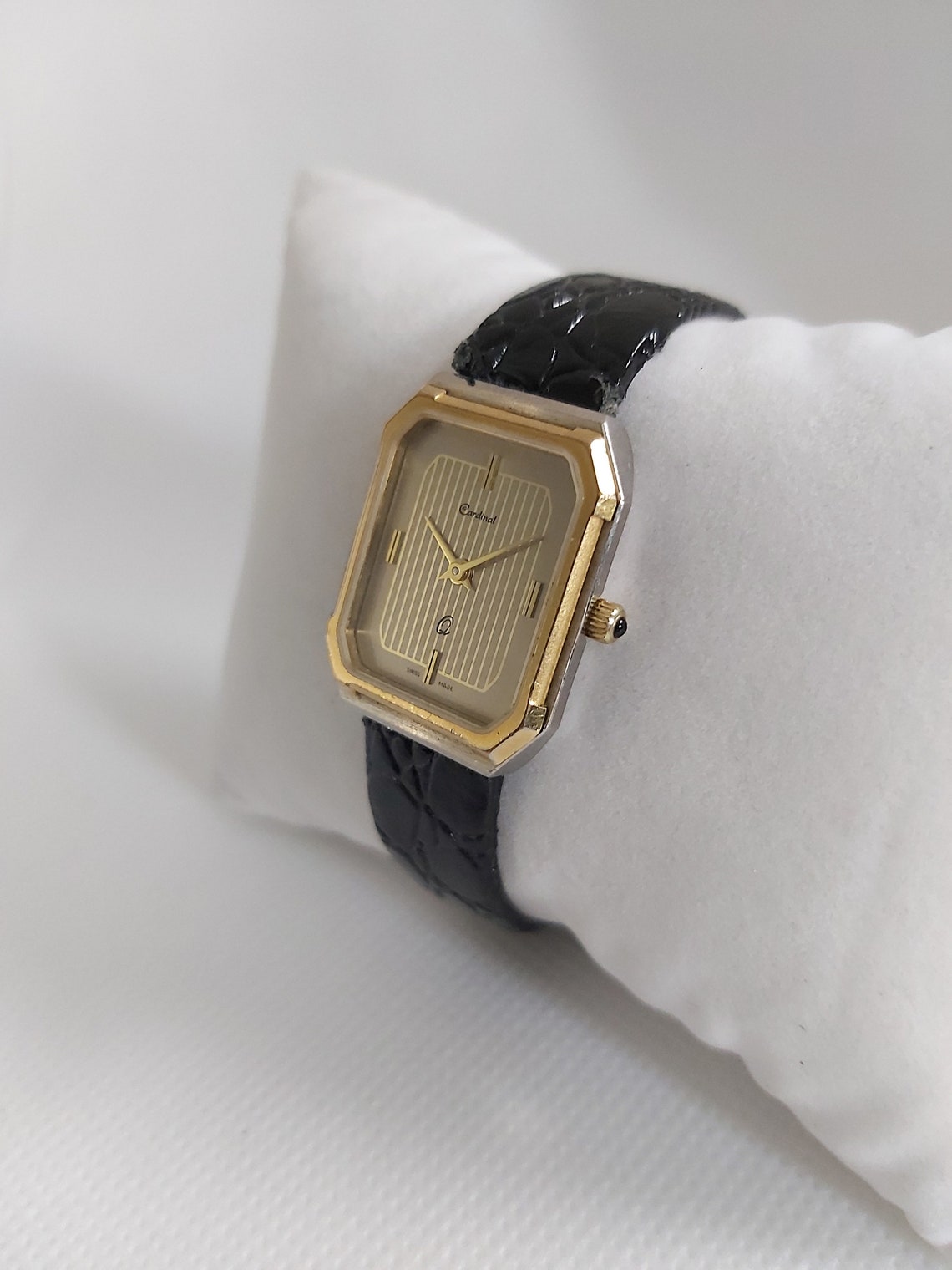Vintage Cardinal Tank - Ladies Watch - 1960s - Good Condition - Striped ...