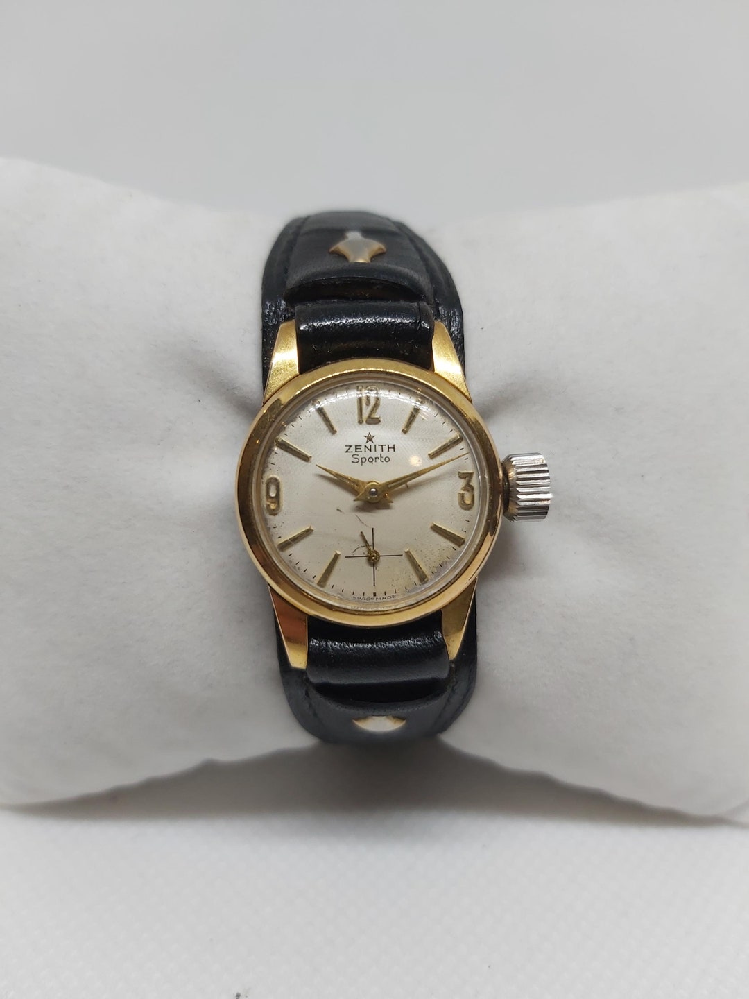 Vintage Zenith Sporto Ladies Watch - Very Rare Swiss Timepiece With ...