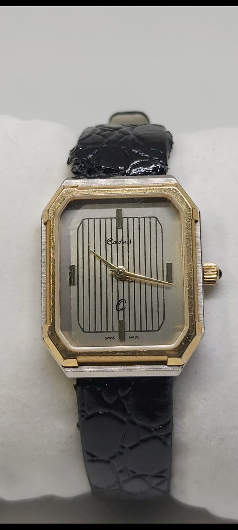 Vintage Cardinal Tank - Ladies Watch - 1960s - Good Condition - Striped ...