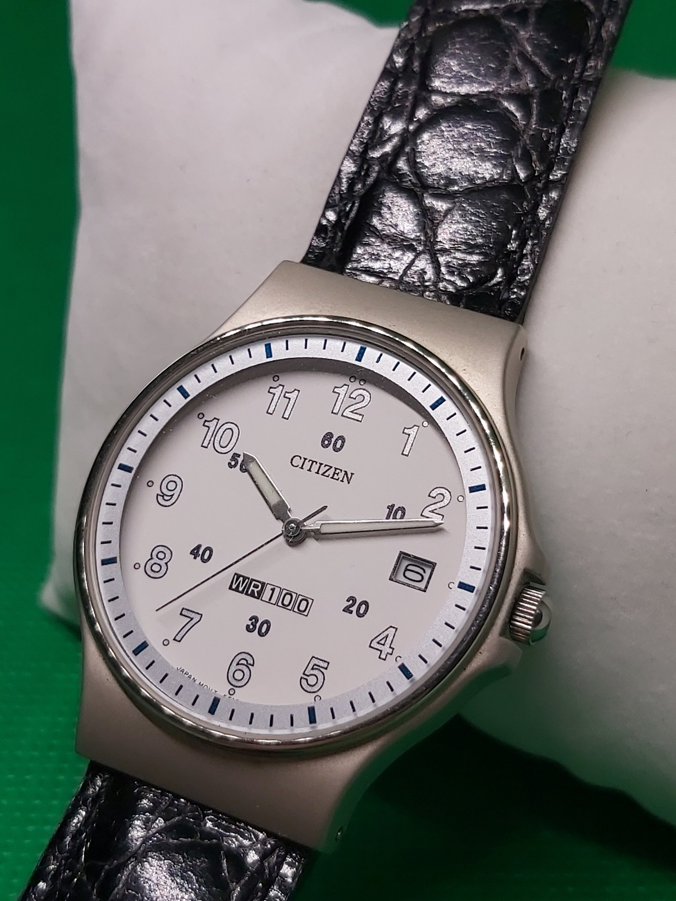 Vintage Citizen Watch, From Late 1980s - Never Worn - White Dial - Etsy