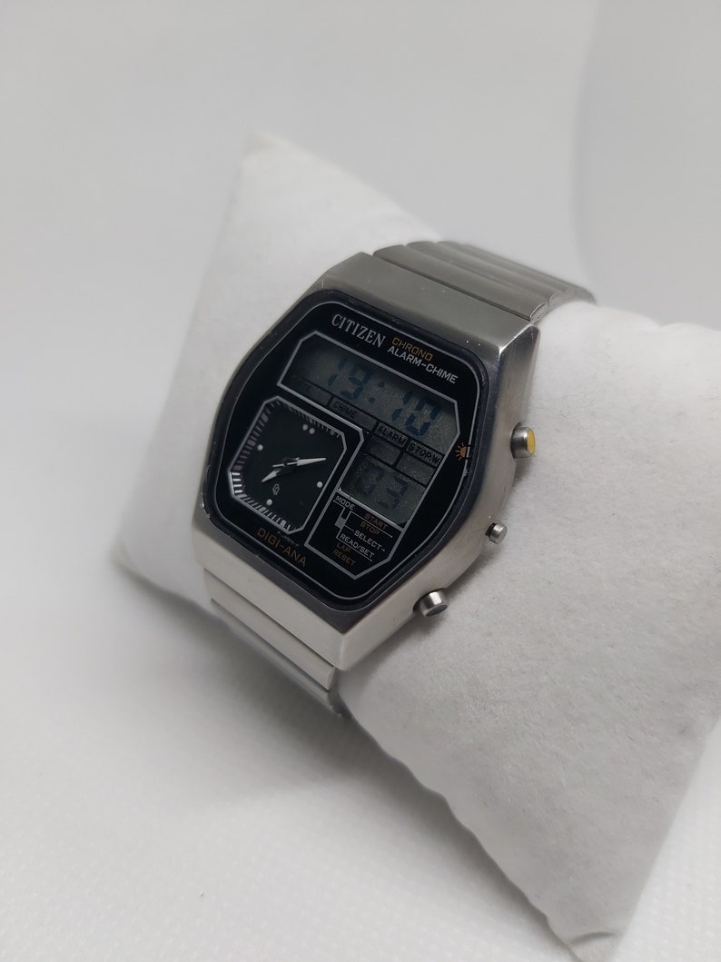 Vintage Citizen Ana-digi Alarm Chronograph Watch - 1980s - Etsy