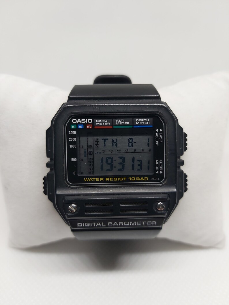 Rare Vintage Casio BM-100WJ Digital Barometer Watch – A Collector’s ...
