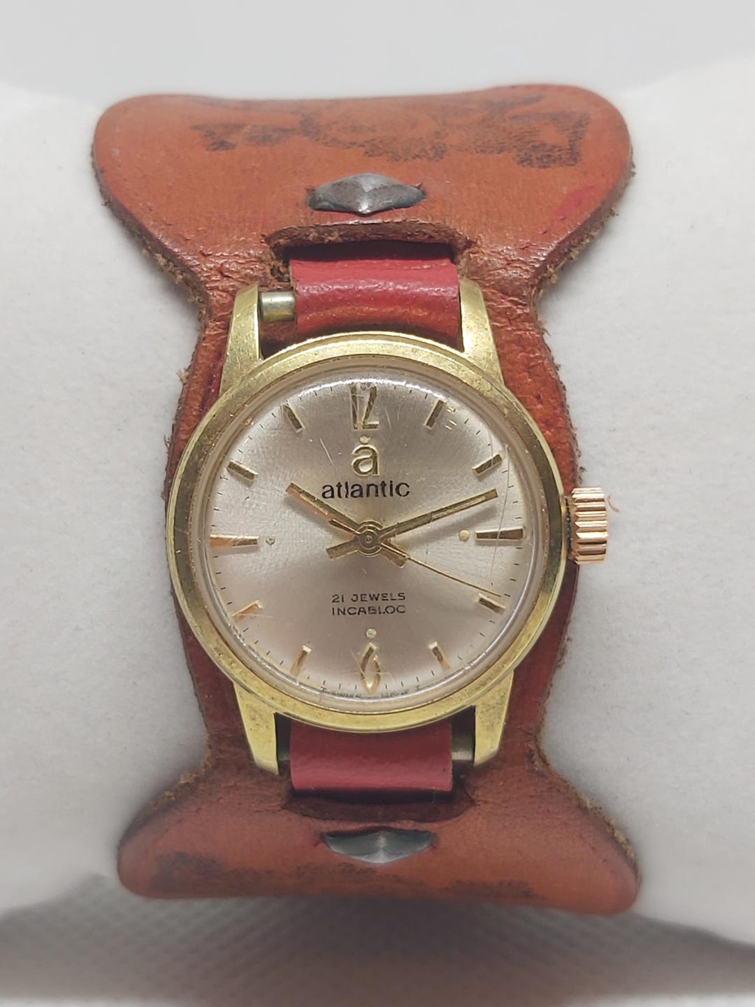 Vintage Atlantic Ladies' Watch | 21 Jewels | Sunburst Dial | Swiss-made ...