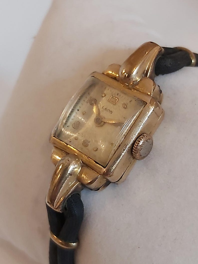 Vintage Laco - Gold Plated - Art Deco - 1950s - Waltz Gold - Etsy