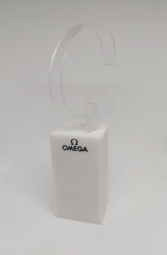 Vintage Omega Watch Stand - 1970s Original - White - … - Gem