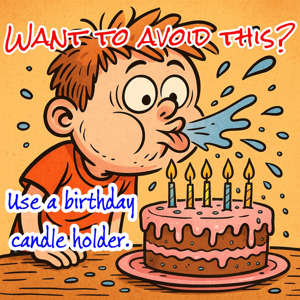 Birthday Candle Holder - Etsy
