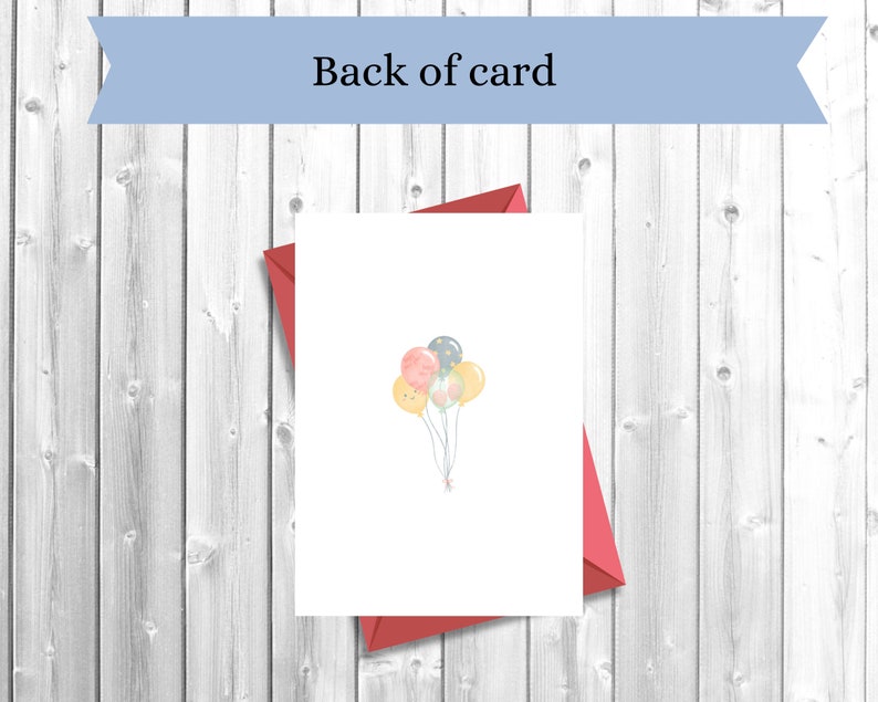 Cute Happy Birthday Printable Greeting Card - Etsy