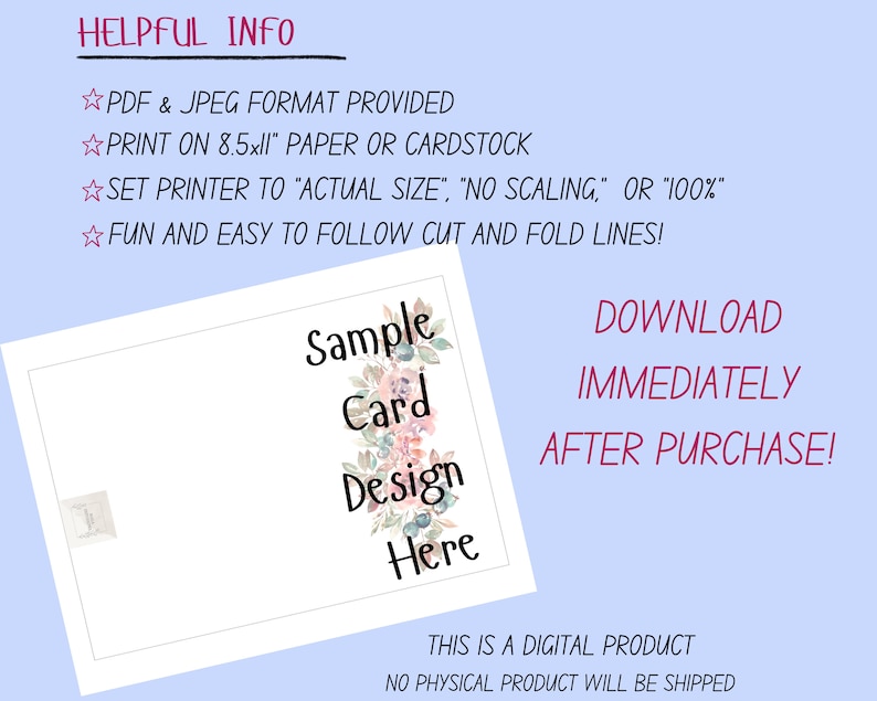 Cute Happy Birthday Printable Greeting Card - Etsy