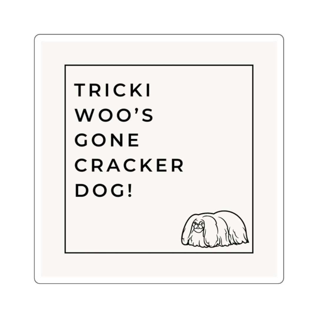 Vinyl Tricki Woo Sticker - Etsy
