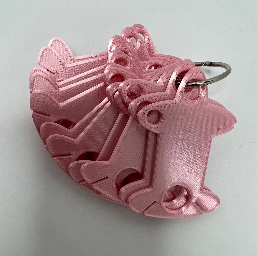Silk Pink 3d Printed Floss Drops for Your Cross Stitch Floss, DMC OR ...