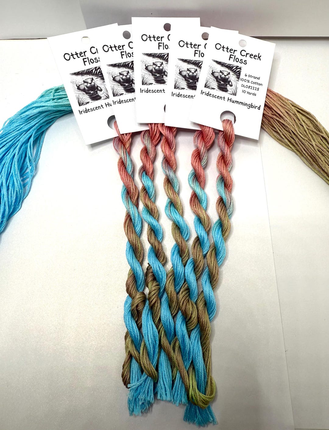 Iridescent Hummingbird Otter Creek Floss Hand Dyed Embroidery Floss ...