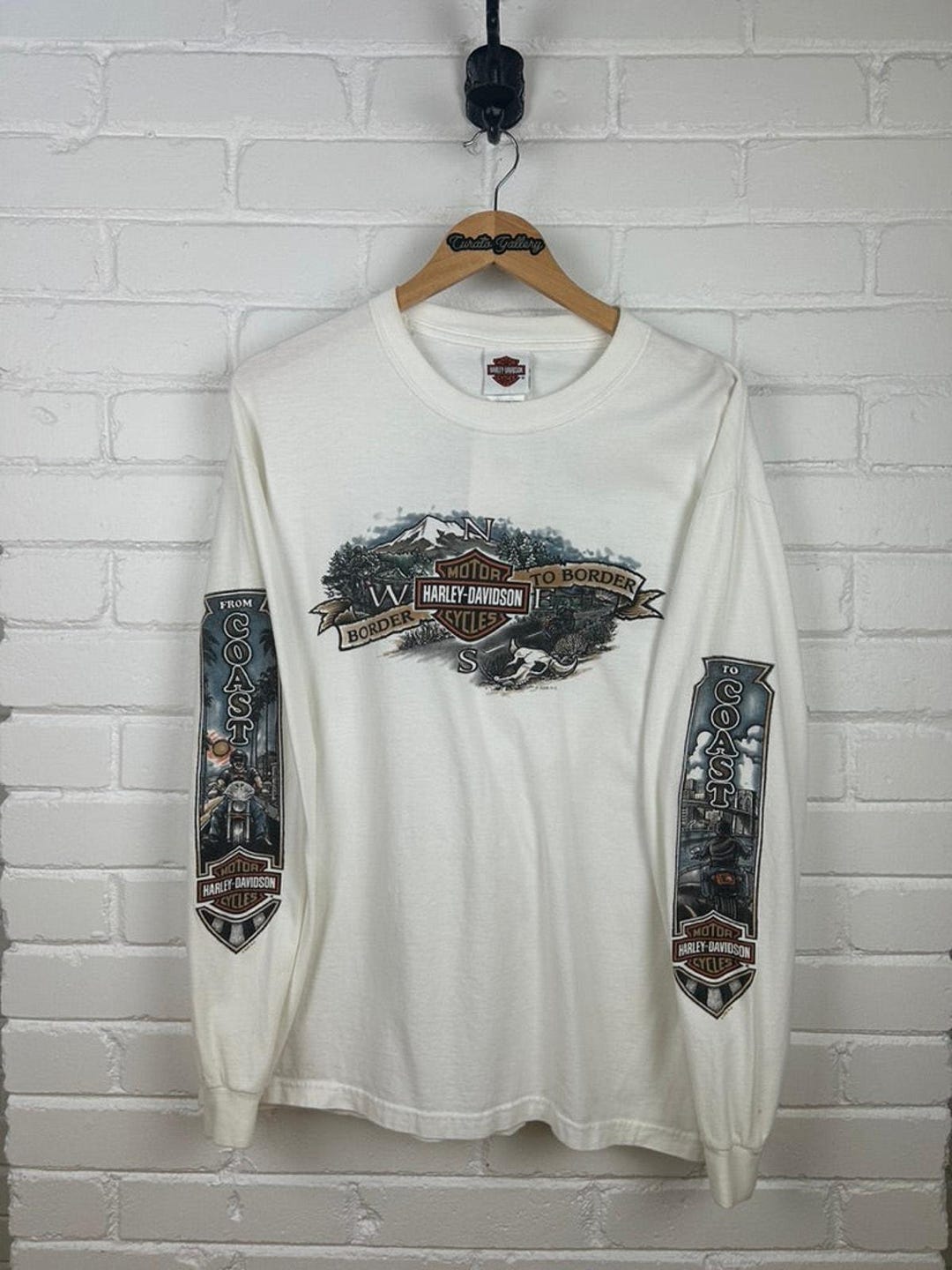 2008 Harley Davidson Border to Border California Long Sleeve T Shirt ...