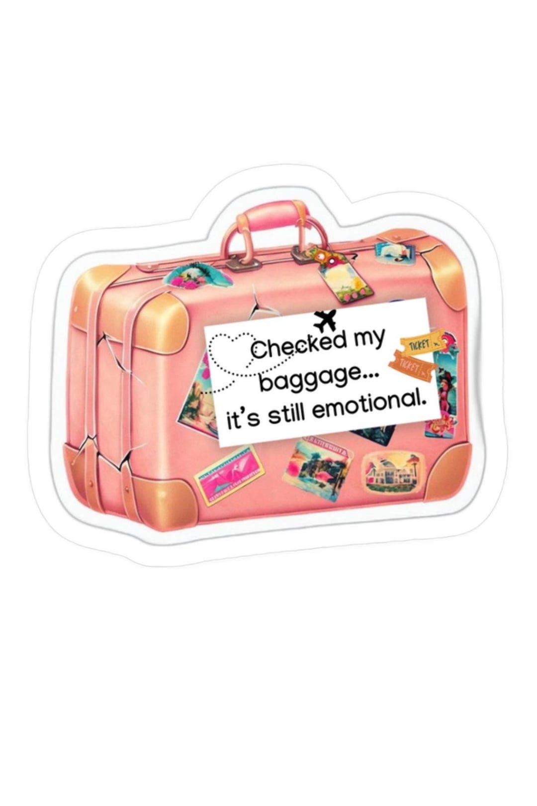 Carry on Chaos Sticker Funny Sticker for Anyone Travel Sticker Funny ...
