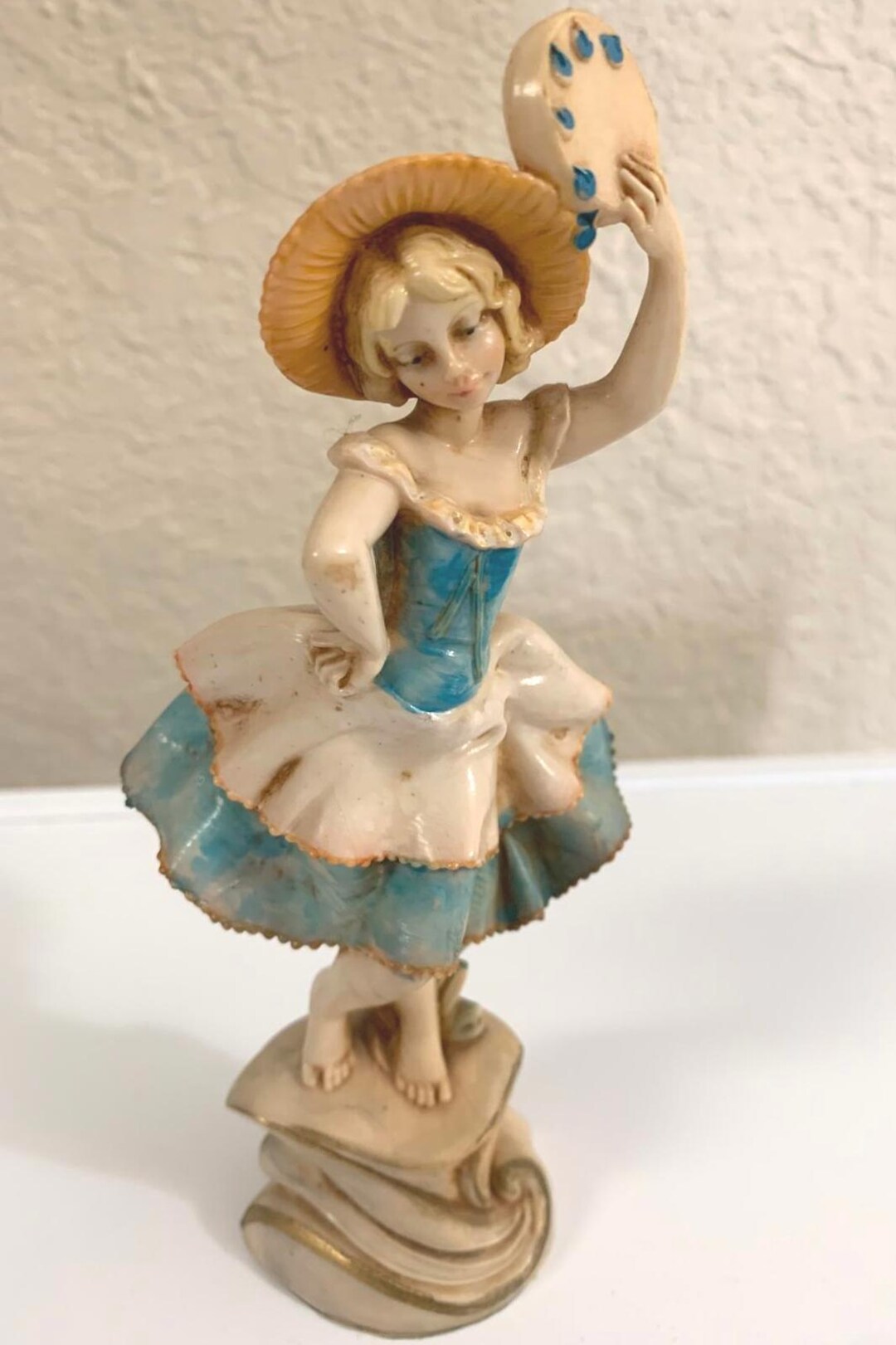 Vintage Italian Porcelain Figurine, Capodimonte Style Dancing Girl - Etsy