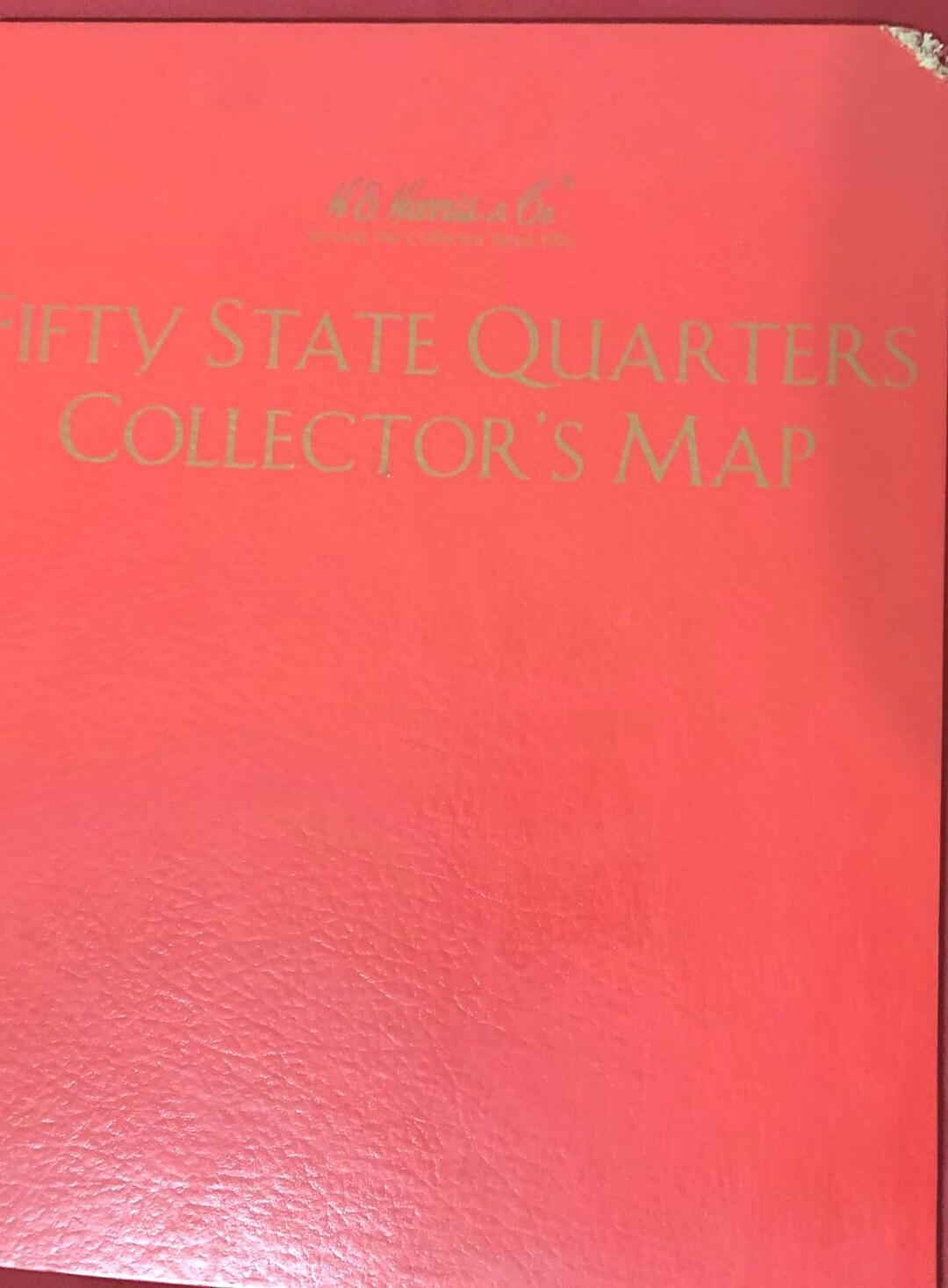Vintage 50 State Quarter Collector’s Map Book W/ 17 State Quarters ...