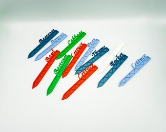 Custom 3D Printed Garden Plant Labels/stakes – Personalized Name ...