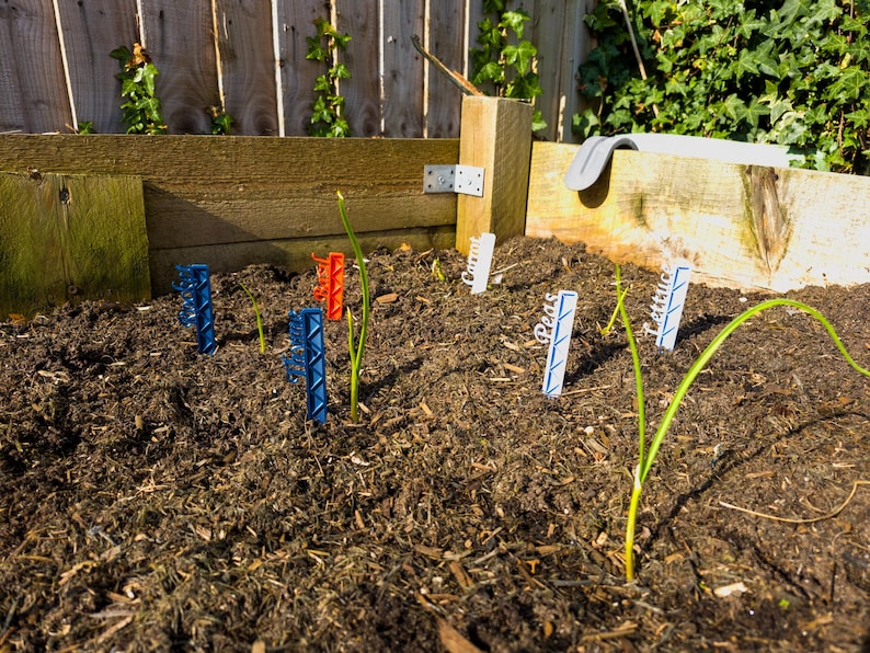 Custom 3D Printed Garden Plant Labels/stakes – Personalized Name ...
