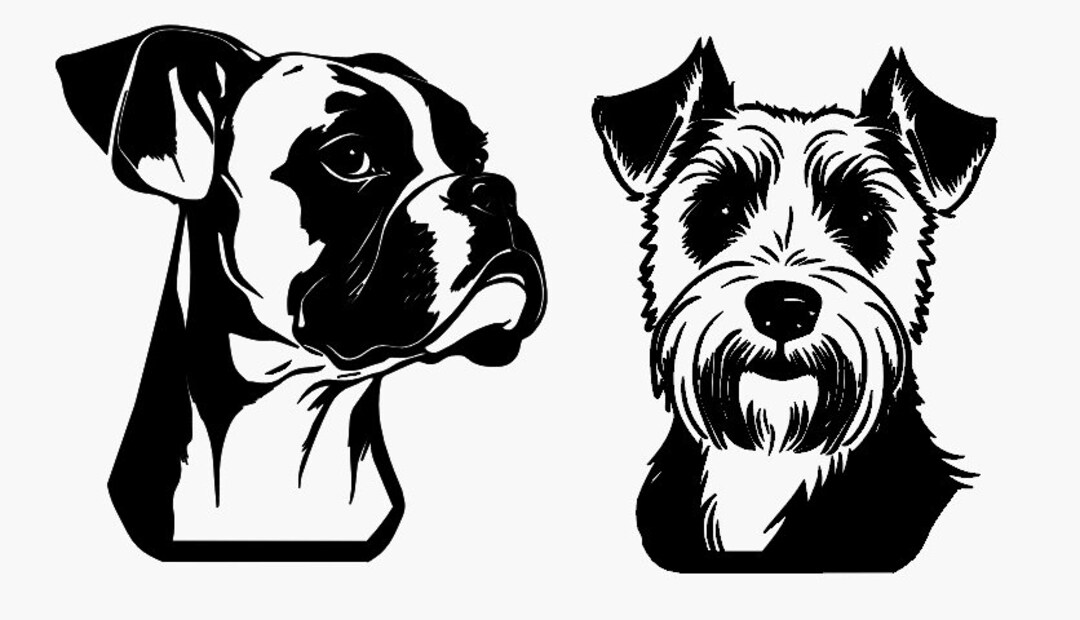 99 Dogs DXF SVG Files, Vector Files for Wood Laser Cutting - Etsy