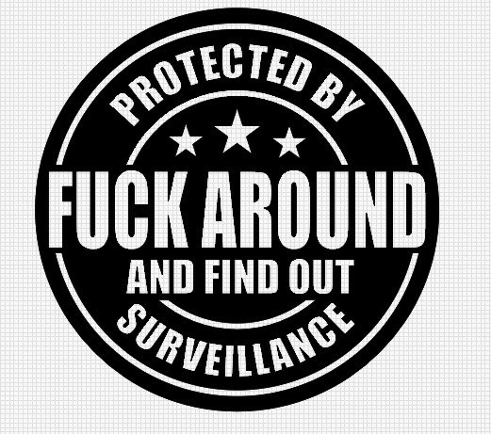 FAFO Svg Dxf Files, Vector Files for Wood Laser Cutting - Etsy