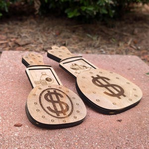 Cash and Gift Card Holders 2 Designs and 2 Sizes Laser Cut Files Svg ...
