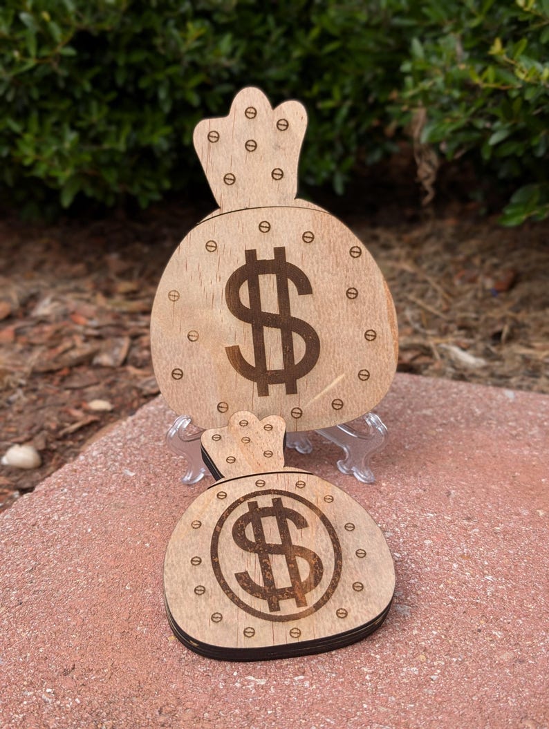 Cash and Gift Card Holders 2 Designs and 2 Sizes Laser Cut Files Svg ...