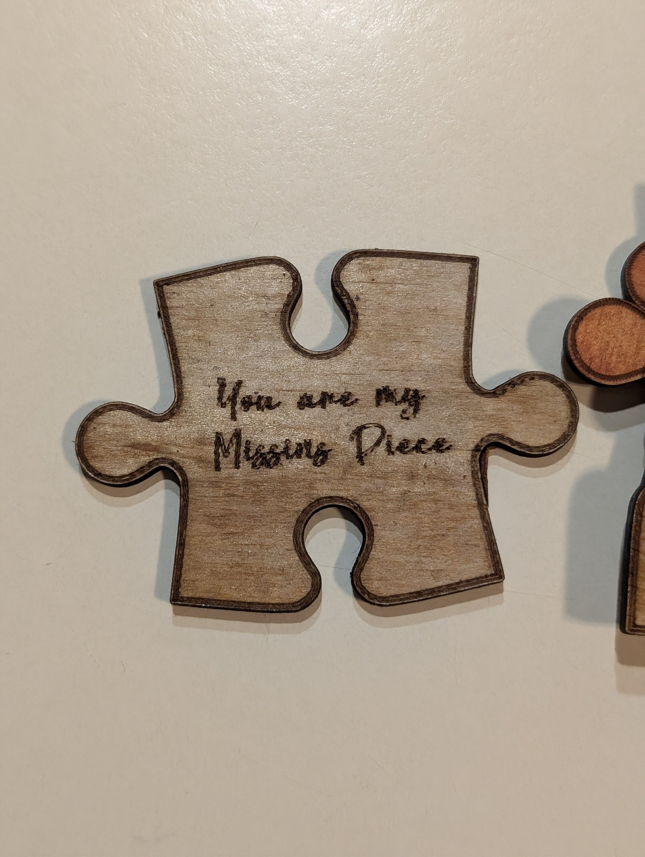 Puzzle Piece Loving Message 2 Styles DXF SVG Files, Vector Files for ...