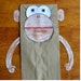 Monkey Puppet DOWNLOAD / Crafts for Kids / Puppet Pdf - Etsy