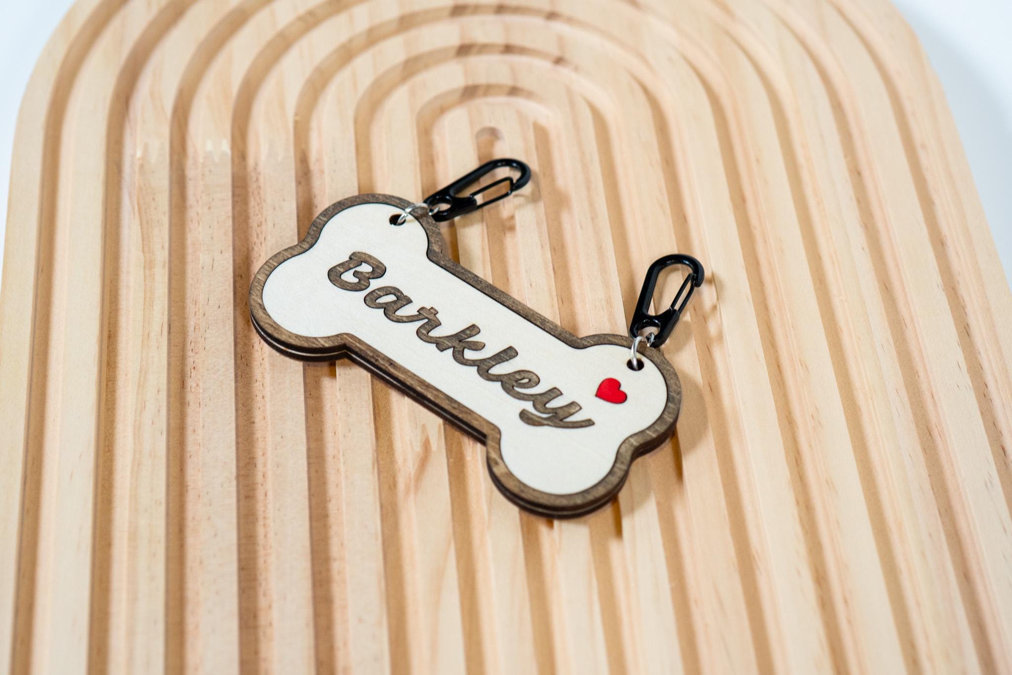 Personalized Dog Bone Name Tag, Wooden Kennel Crate Sign - Etsy