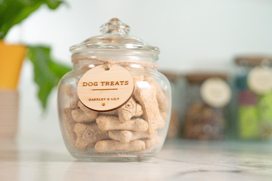 Personalized Wooden Pet Supply Labels: Dog & Cat Organizer Tags - Etsy