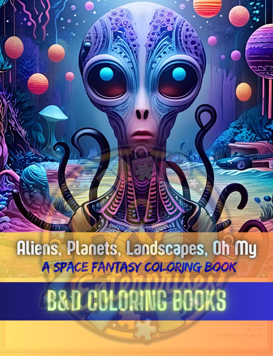 Sad Space Blob – Kawaii Alien Coloring Page for Kids - Etsy