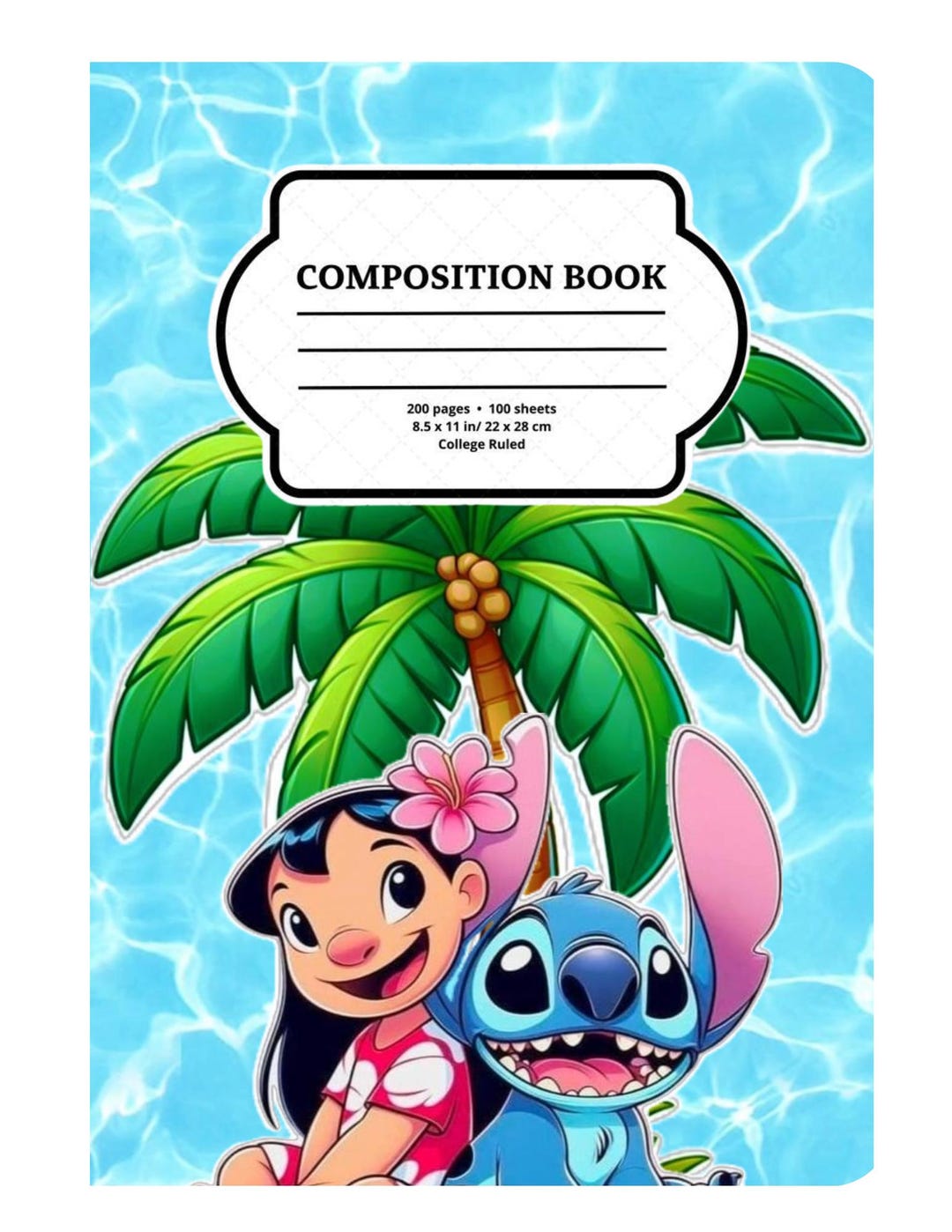 Composition Notebook Drag & Drop Template - Etsy