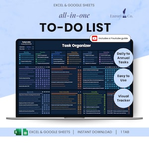 To Do List, Task Tracker, Daily Weekly Planner, Daily Schedule, Monthly ...