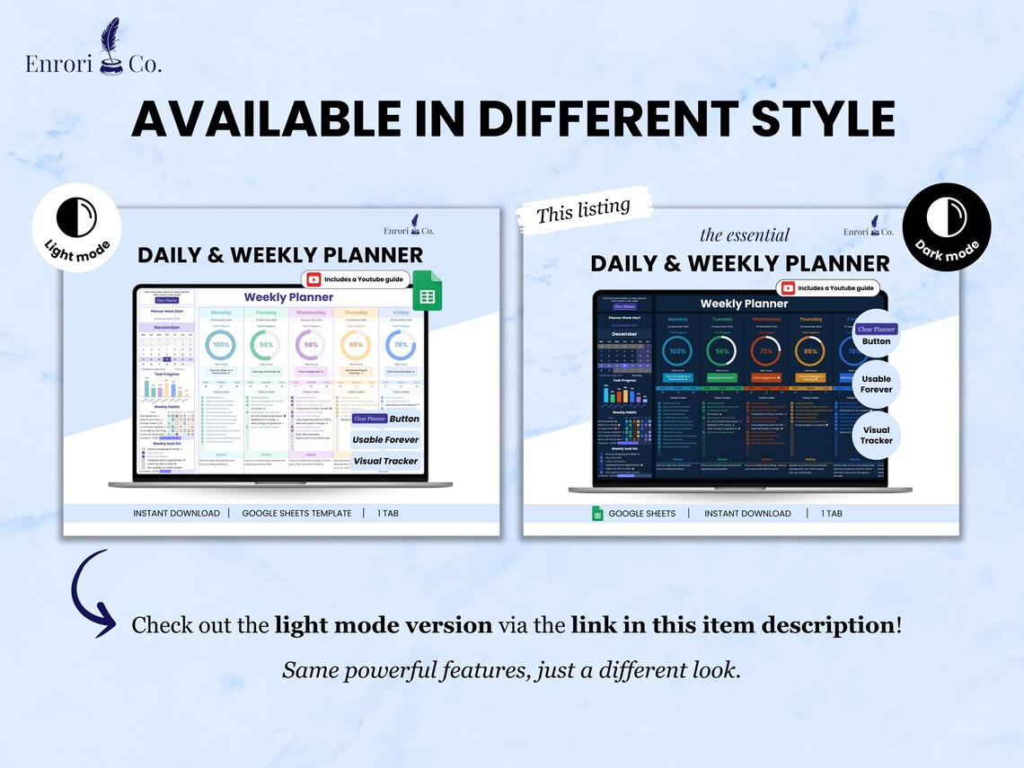 Weekly Planner, Daily Schedule Planner, Task Tracker, to Do List, Daily ...
