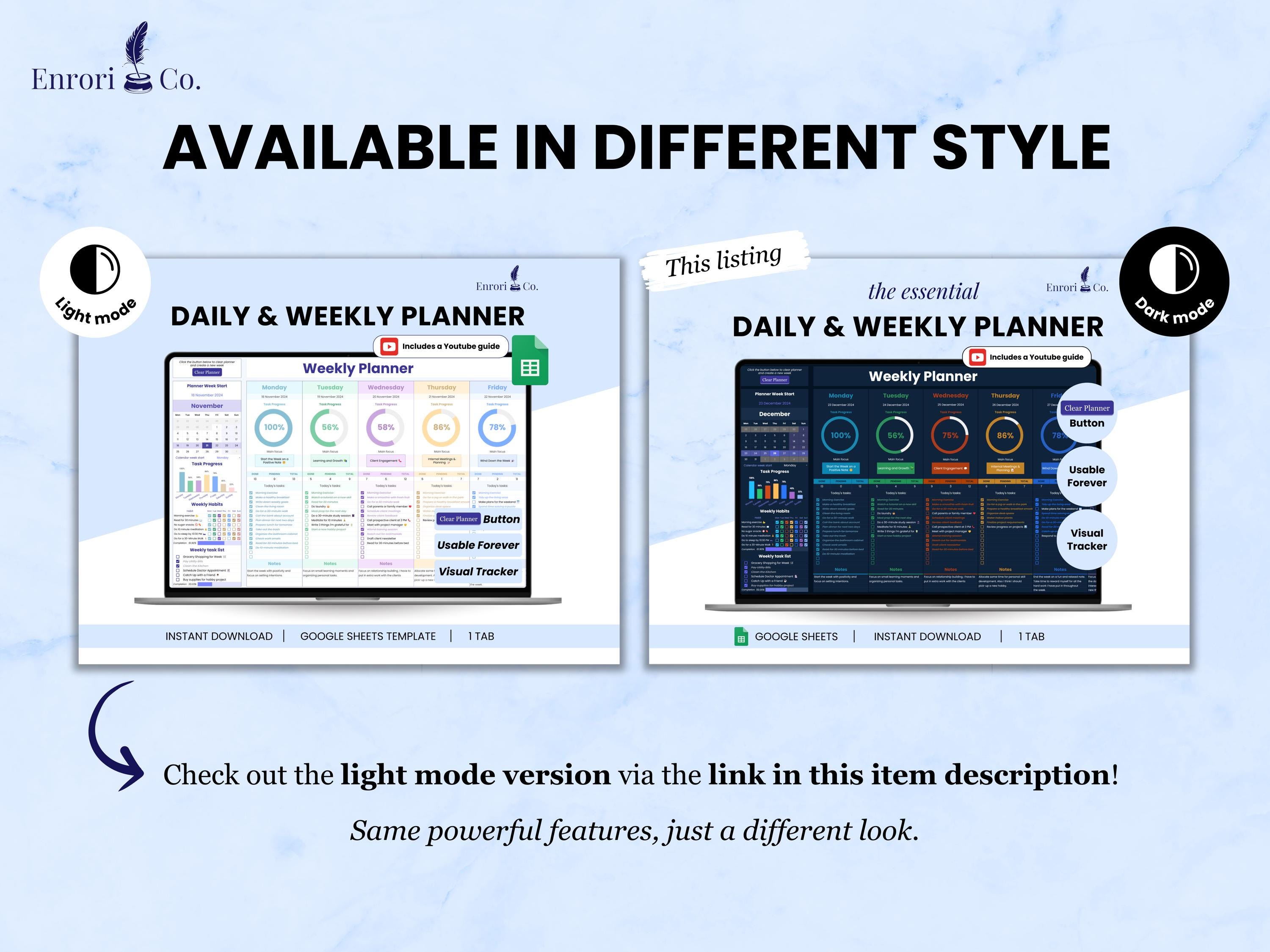 Weekly Planner, Daily Schedule Planner, Task Tracker, to Do List, Daily ...