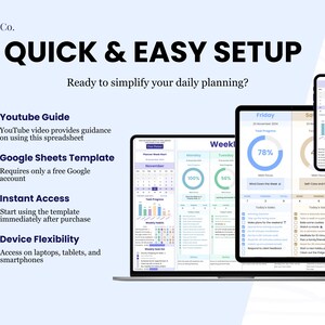 Weekly Planner, Daily Schedule Planner, Task Tracker, to Do List, Daily ...