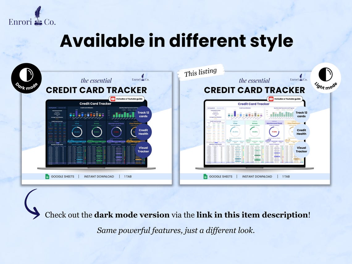 Credit Card Tracker, Credit Card Payoff Planner, Credit Score, Credit ...