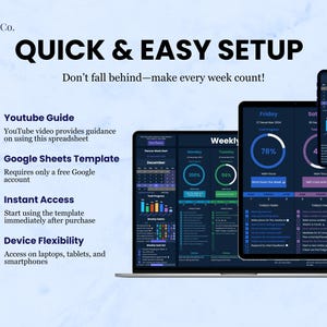 Weekly Planner, Daily Schedule Planner, Task Tracker, to Do List, Daily ...