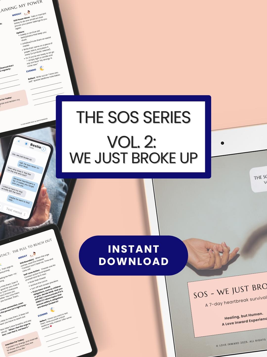 Breakup Recovery Journal | Digital Self-love Workbook for Healing After ...